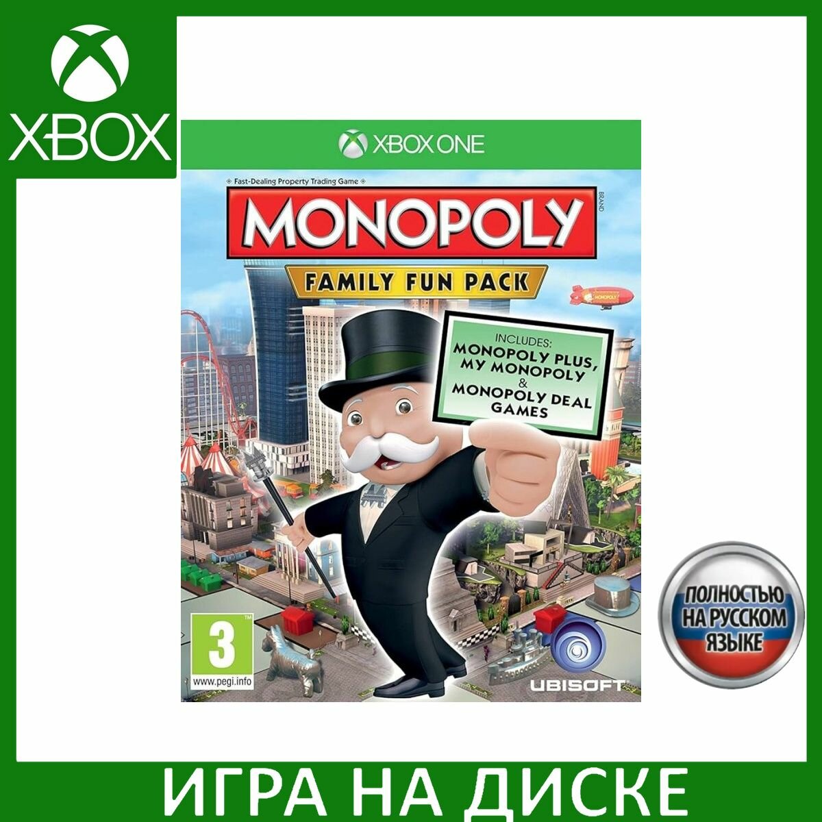 Игра Monopoly (Монополия) Family Fun Pack Xbox One Русская Версия Диск на Xbox One