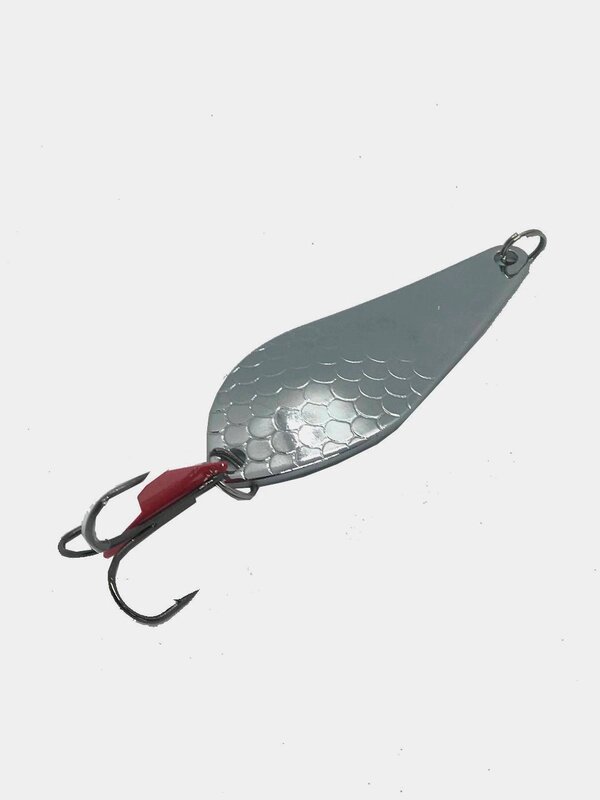 Блесна колеблющаяся ZUBAN elite fishing, длина 63 мм, вес 16 грамм, цвет серебристый.