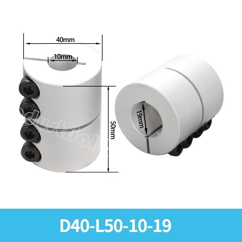 Жесткая муфта вала D40L50 10/12/14/15/19/20 мм 10X19