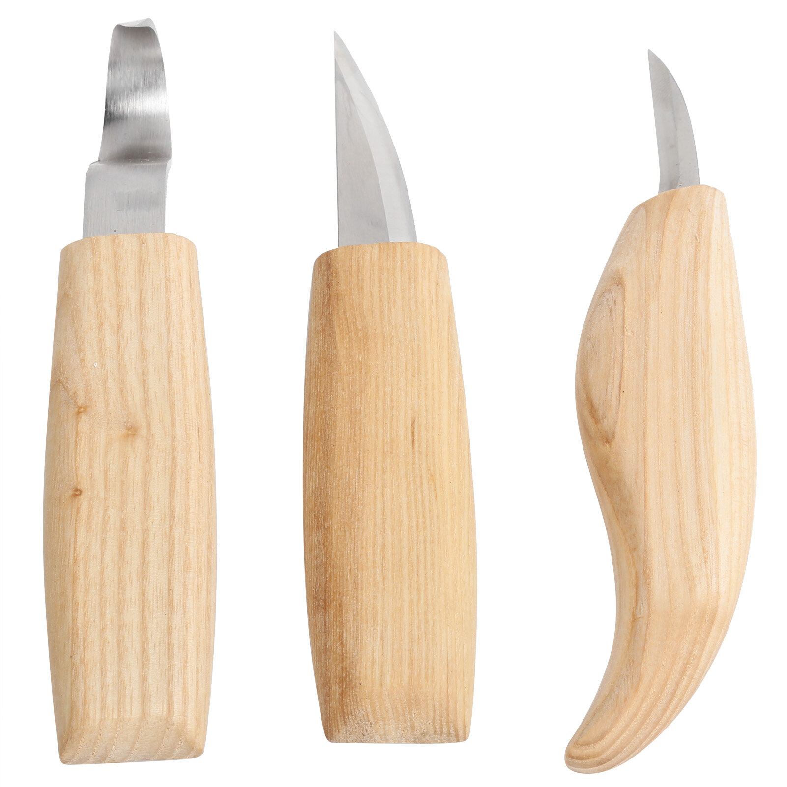 Набор для резьбы по дереву, 3 предмета: ножи из нержавеющей стали, аксессуар для деревообработки.