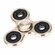Metal triangular spinner smooth quiet bearings long spin time
