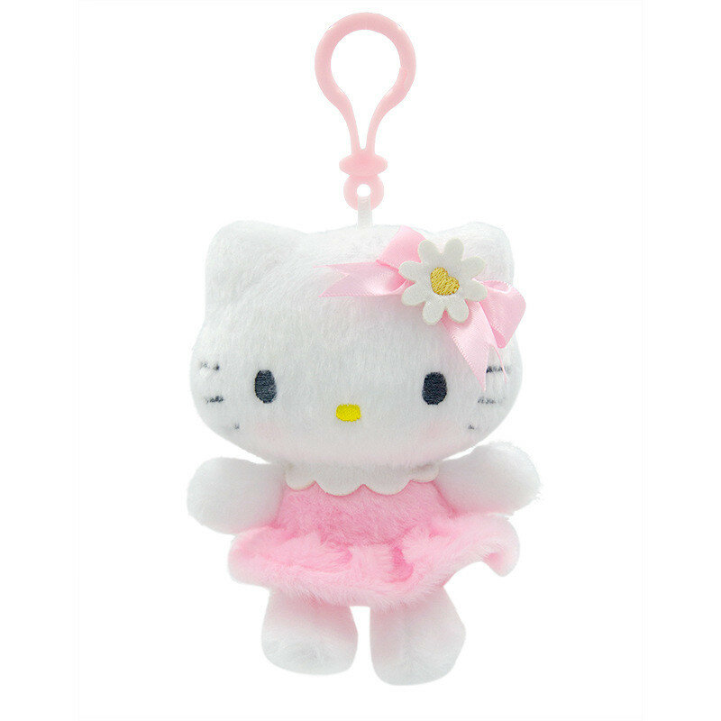 Плюшевый брелок коллекция включая и cinnamoroll для модных аксессуаров цветок hello kitty
