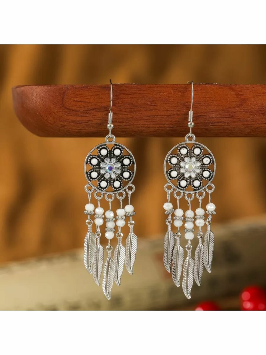 Серьги be self true, искусственный камень