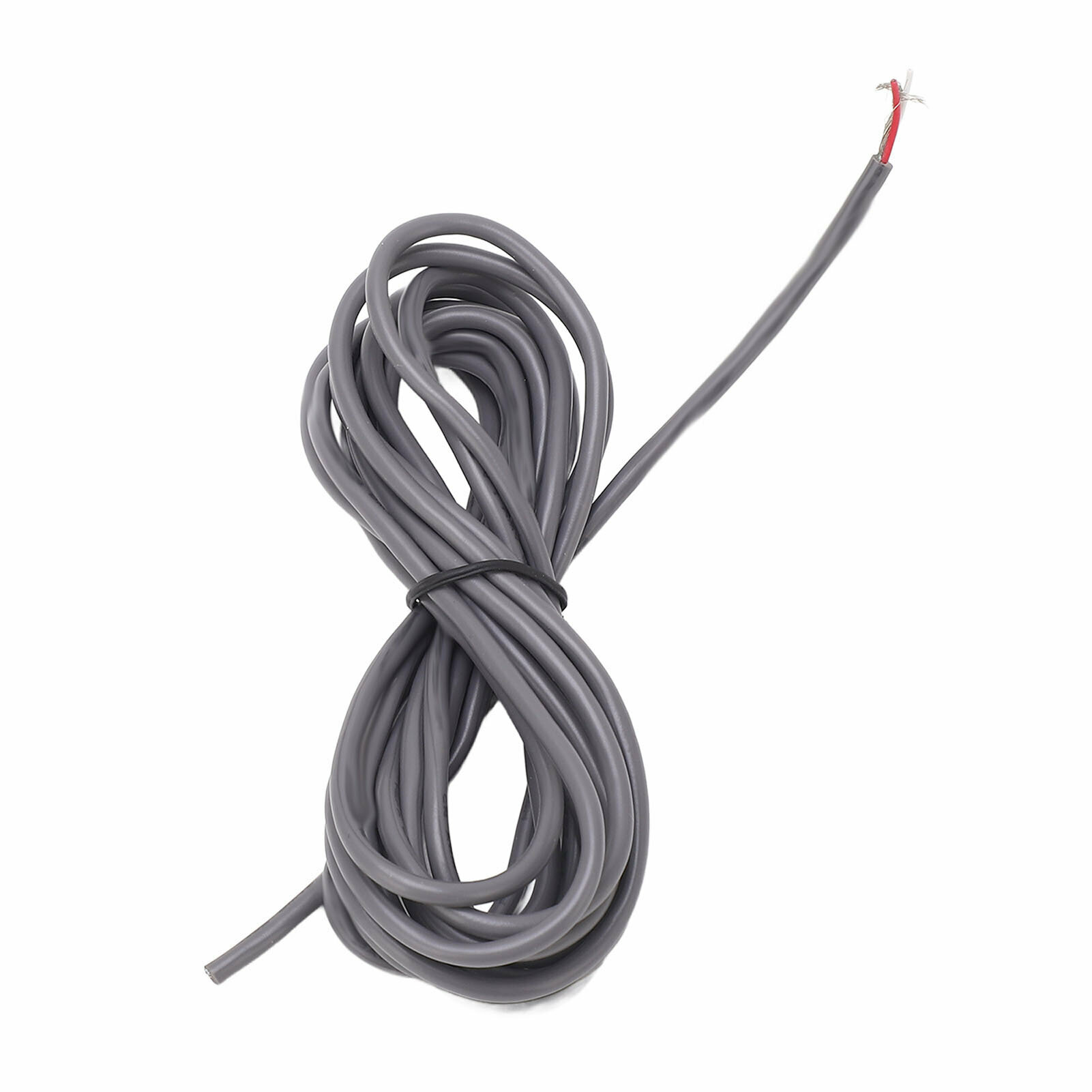 Провод для подключения гитары, серый, 2 провода, диаметр 3,2 мм, длина 3 м.