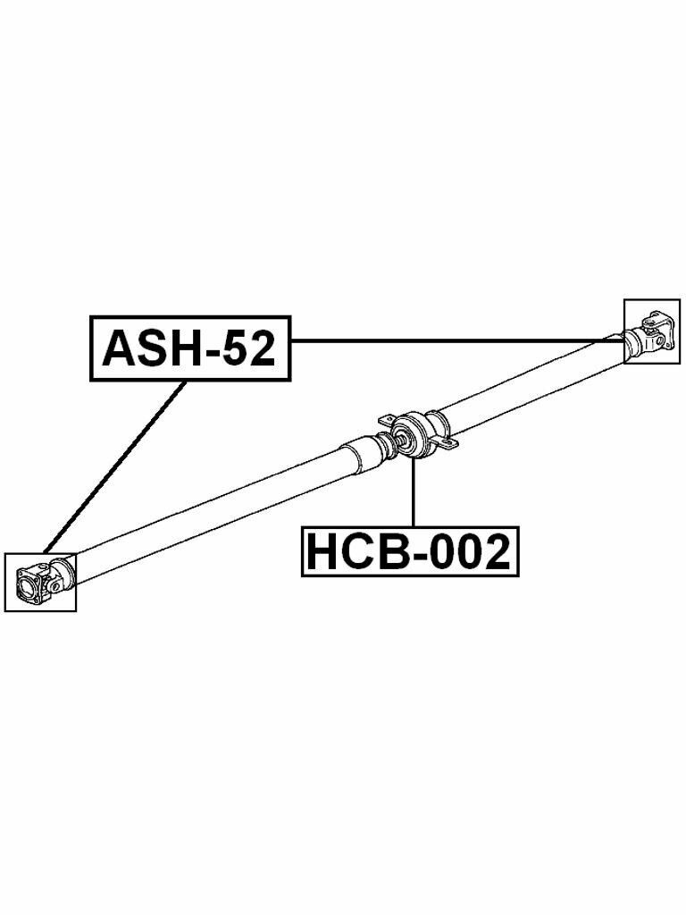 Крестовина карданного вала 20x31/53 INFINITI, HONDA, NISSAN ASH-52 FEBEST.