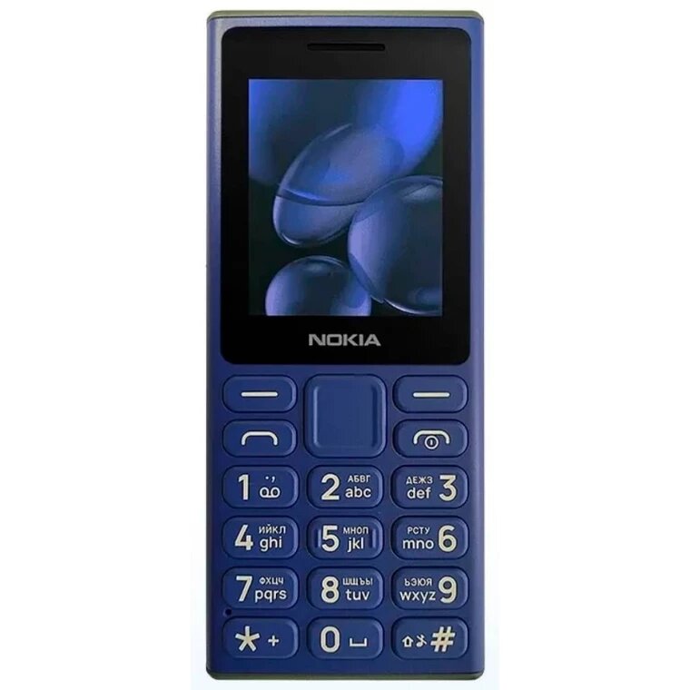 Мобильный кнопочный телефон NOKIA 108 DS EAC (TA-1627), синий