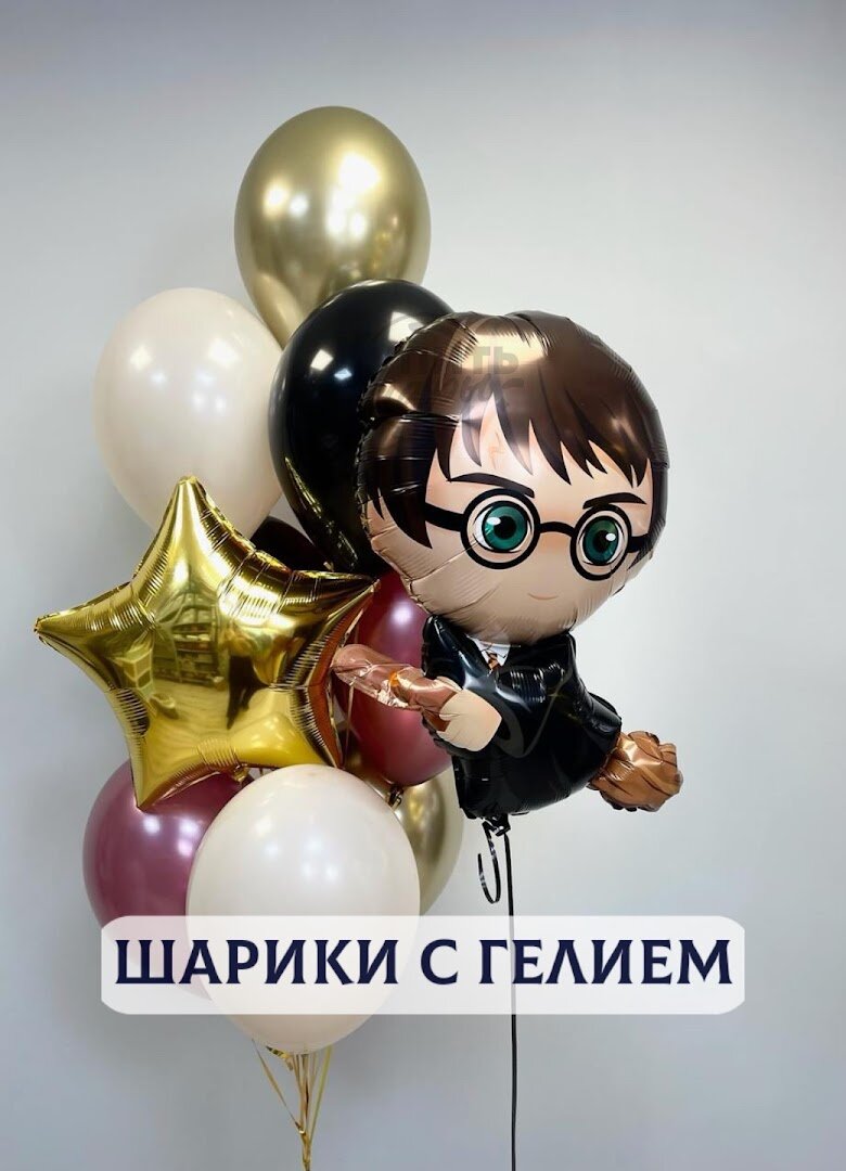 Воздушные шары с гелием, шарики воздушные "Гарри Поттер" №2711