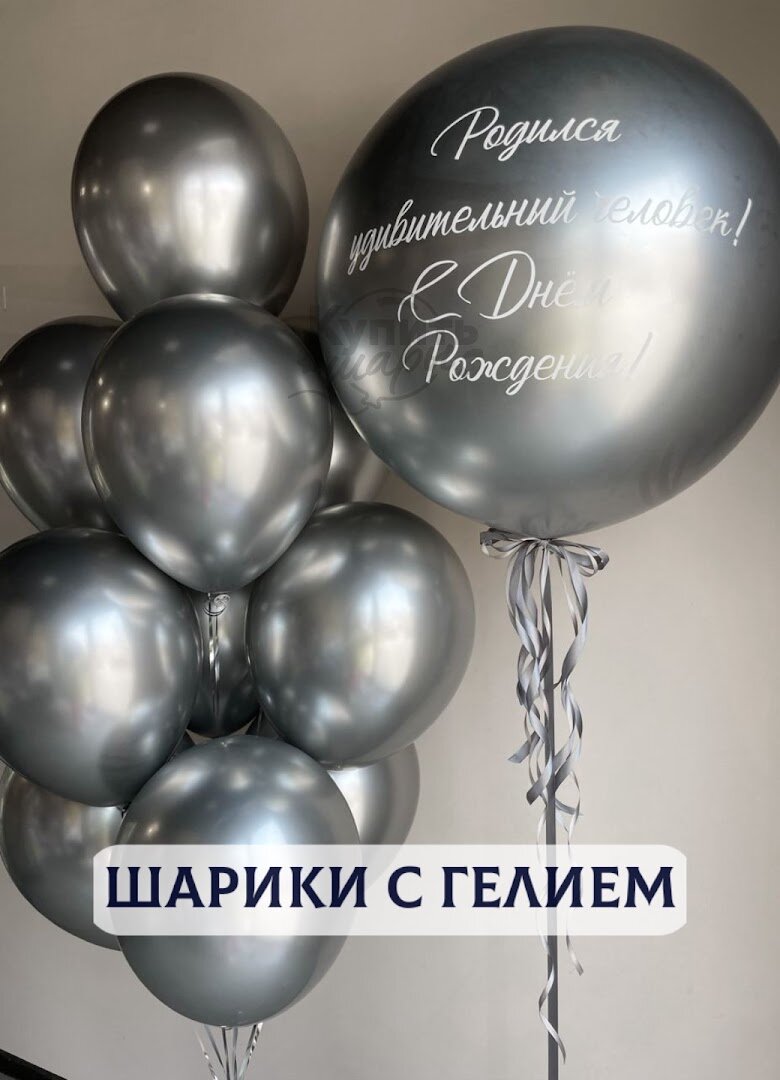 Воздушные шары с гелием, шарики воздушные "Для мужчины" №650