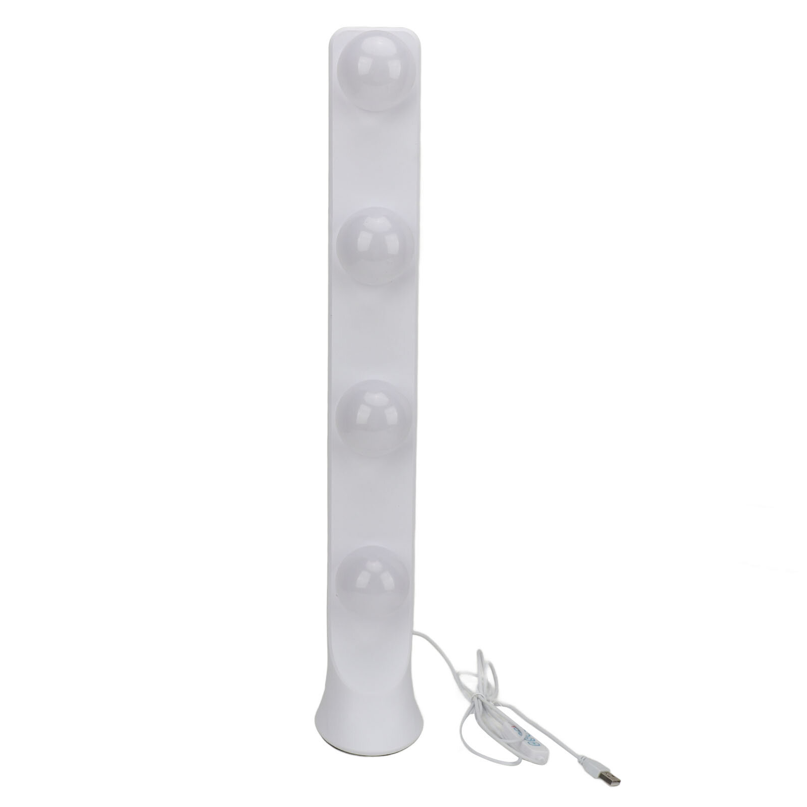 Светодиодные светильники для туалетного столика с 4 светодиодными лампами, портативный светильник для макияжа, 3 цветовых температуры, заполняющий свет для потоковой трансляции, яркий светильник-палочка для туалетного столика в гардеробной, белый цвет