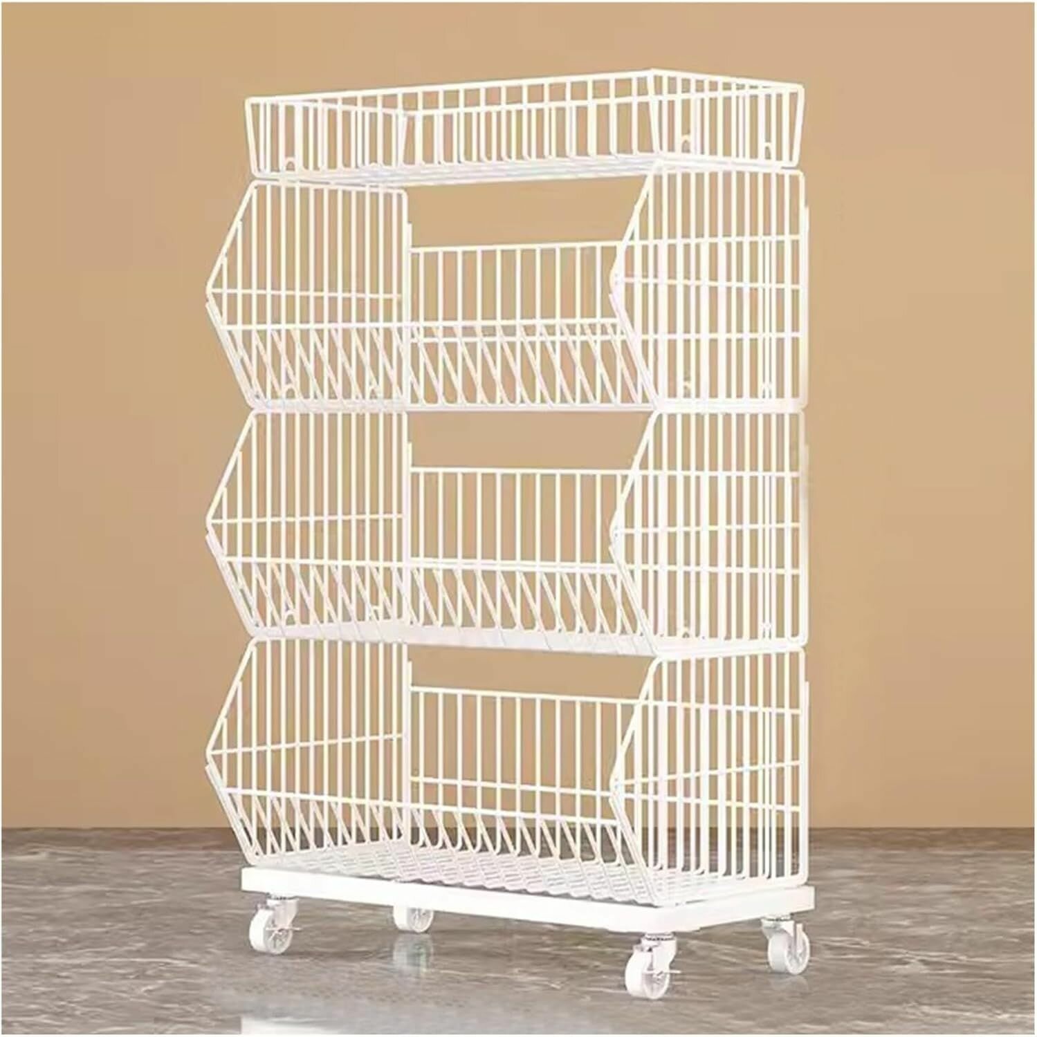 Полка для хранения Торговая, металл, углеродистая сталь, 60/90/120 см, черные/белые