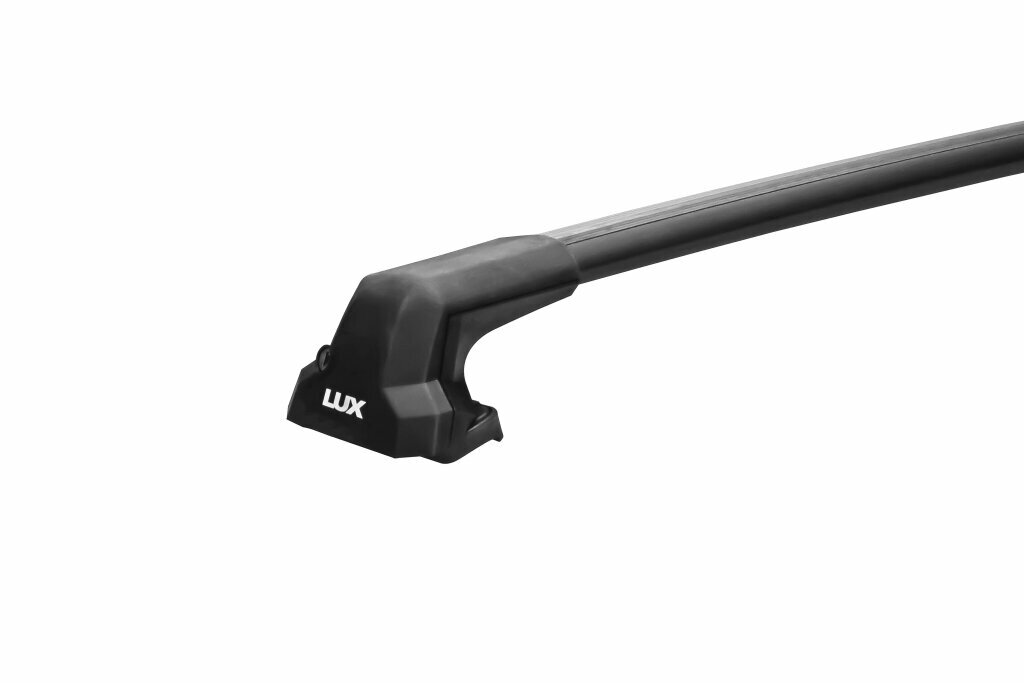 Багажник на крышу LUX City для а/м Opel Astra H, c чёрными крыловидными дугами