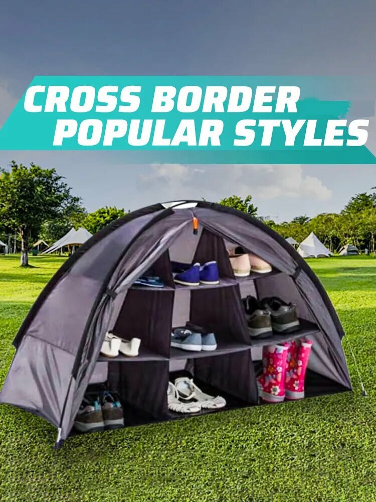 Шкаф складной туристический, длина 128 см, ширина 55 см, коричневый