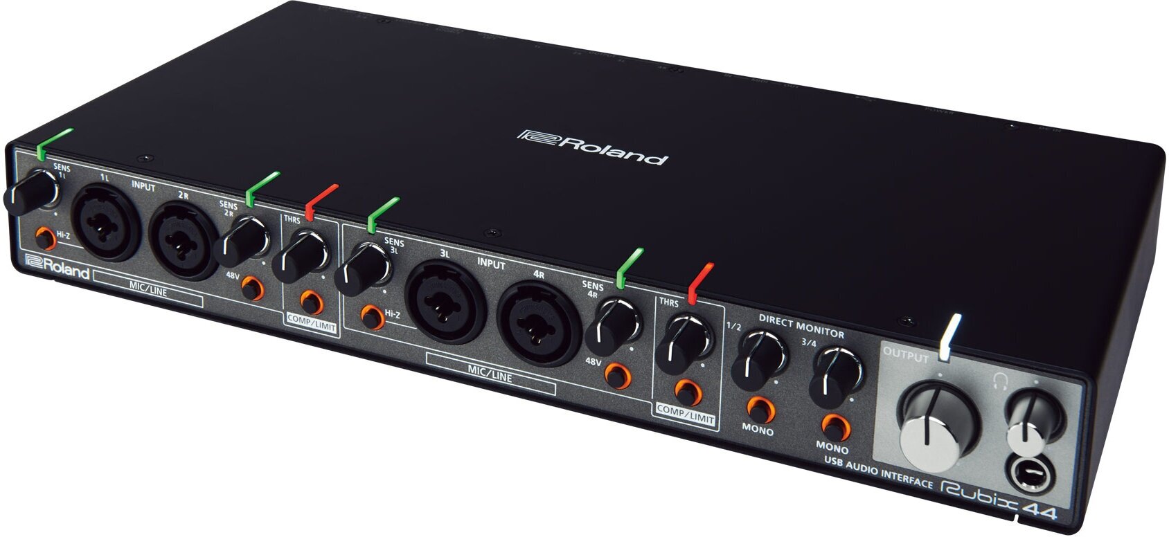 ROLAND Rubix44 внешний аудио интерфейс, 24 бит/192кГц, 4 вх./4 вых, USB, MAC/PC/iPad