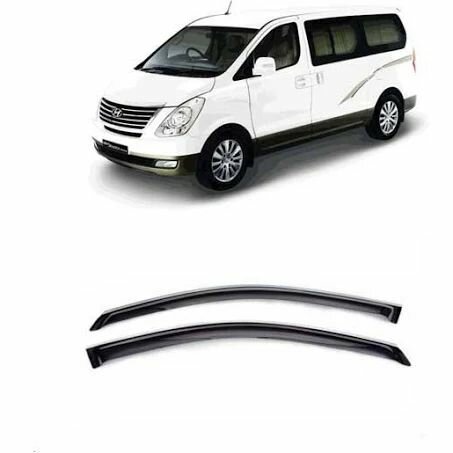 Дефлекторы боковых окон HYUNDAI Starex Хендай Старекс / H1 (2007-2015)