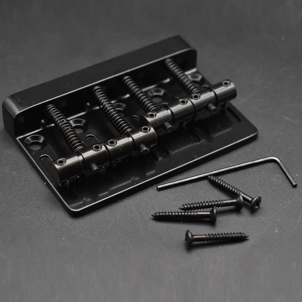 Бас-гитарный мост IFUNPLAY 1286bridge черный хром Black