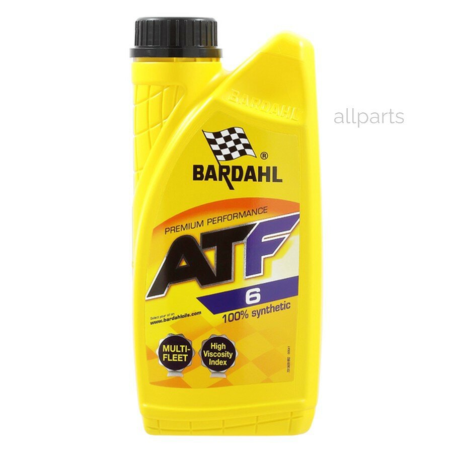 BARDAHL 36591 ATF VI 1L (синт. трансмисионное масло)