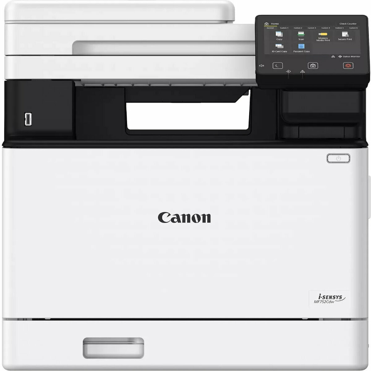 МФУ лазерное Canon i-SENSYS MF752Cdw цветная печать, A4, 1200x1200 dpi, ч/б - 33 стр/мин, АПД, Ethernet, USB, Wi-Fi