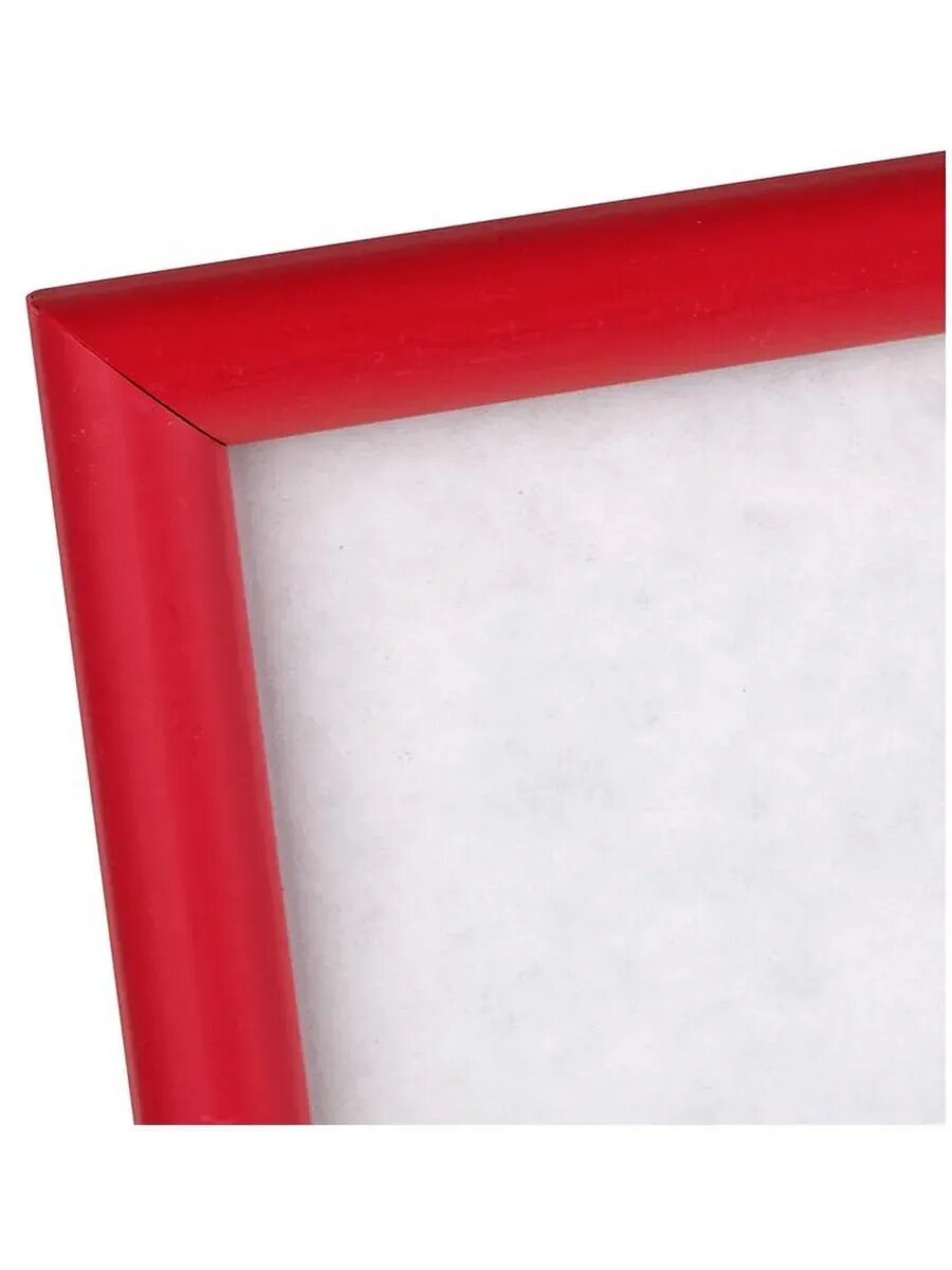Рамка пластиковая 21*30см, OfficeSpace, №1, красная