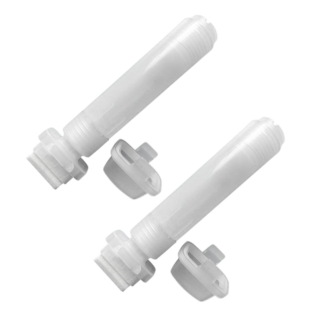 2шт Пустые Ручки Для Рисования Акрил С Плоским или Круглым Наконечником Пустой Маркер Многоразового Использования Пустой Маркер для Рисования по Дереву Ткани