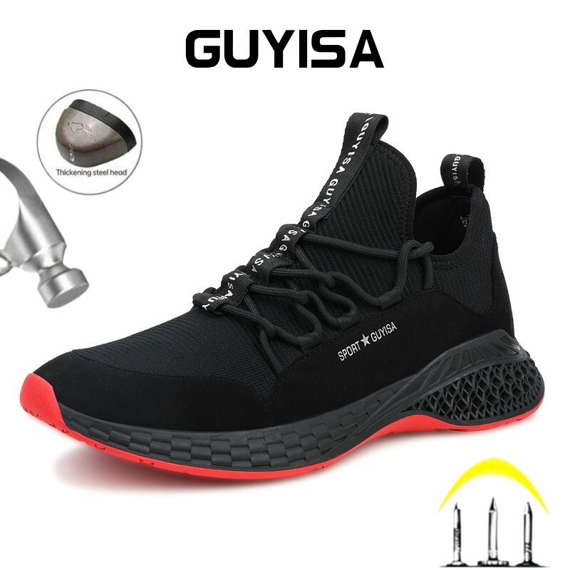 Защитная обувь мужская 37-45 сварочный рабочая ботинки с защитой от ожогов Стальной носок