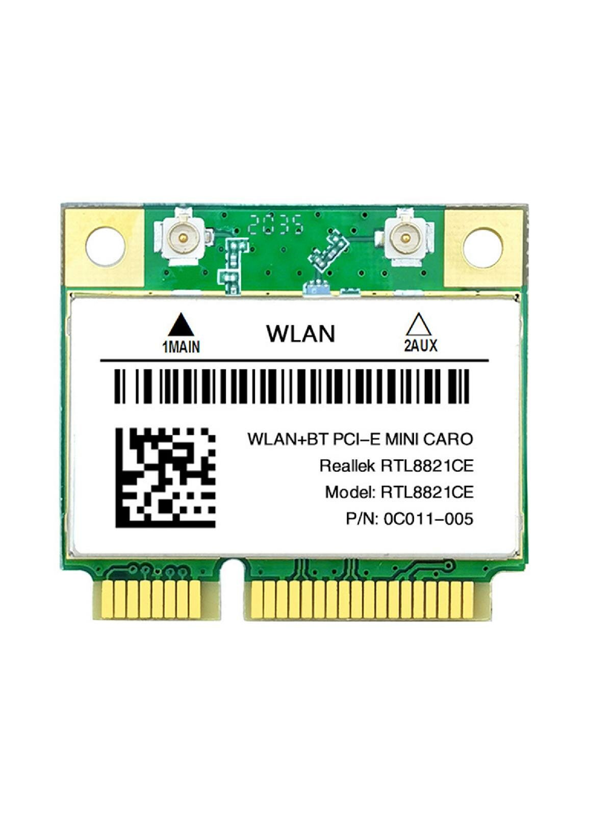 RTL8821CE 600Mbps 2.4Ghz/5Ghz 802.11AC WiFi Card Network Mini PCIe RTL8821CE BT4.2Support Laptop/PC Windows10