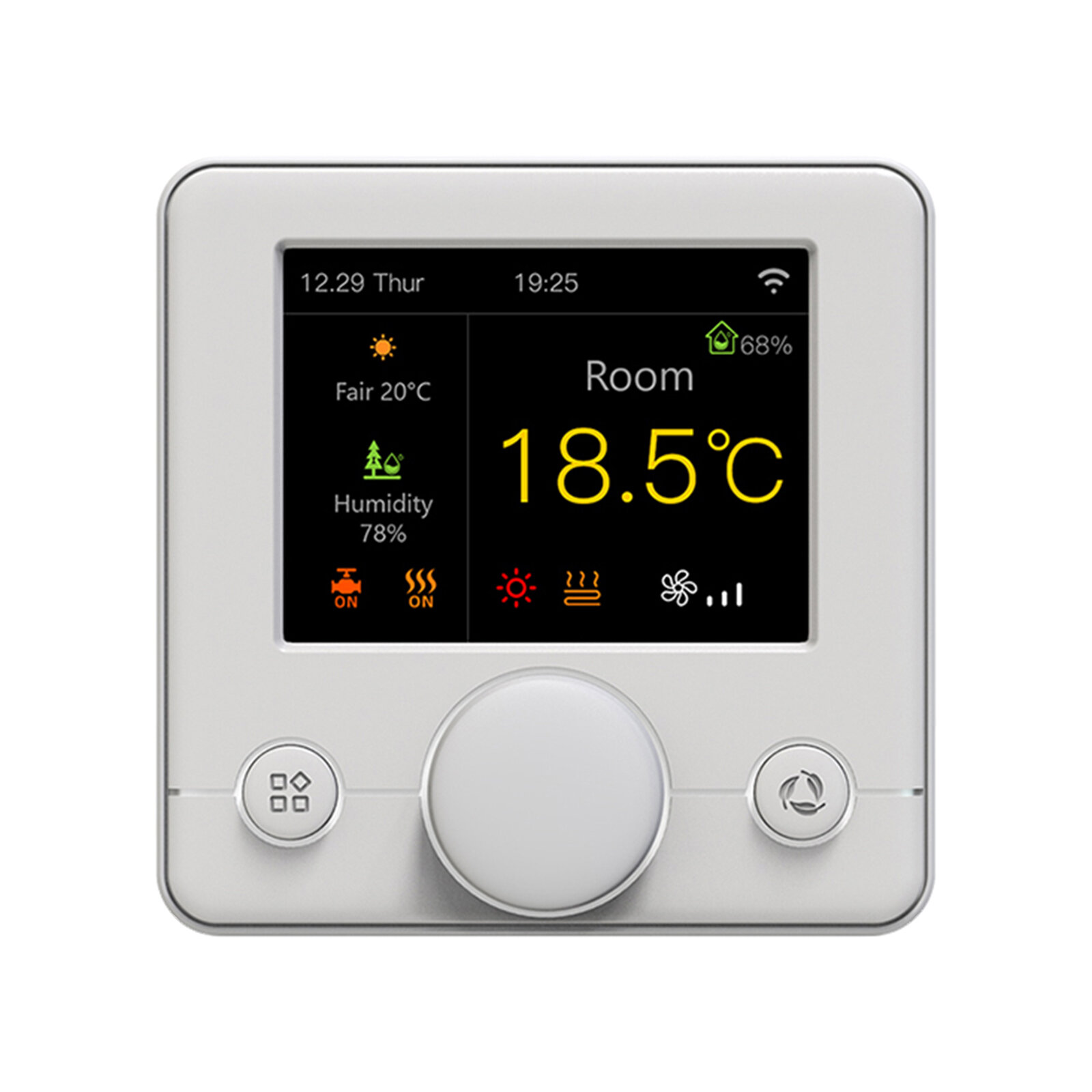 Интеллектуальный термостат для бойлера WIFI с цветным ЖК-дисплеем RGB Интеллектуальный