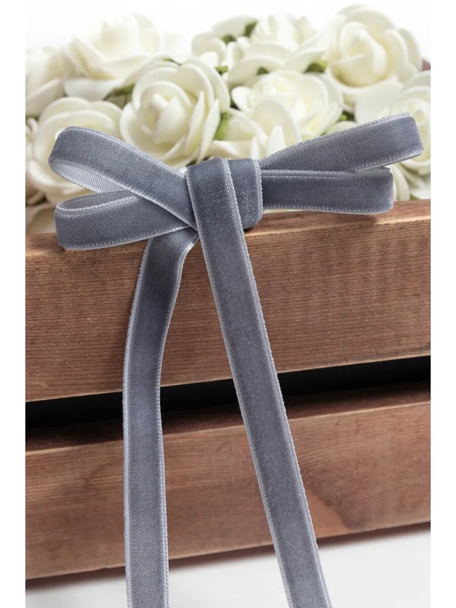 Бархатная лента Premium 1см (5м)