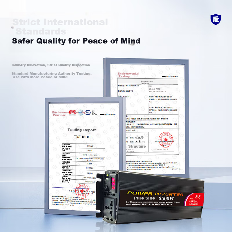 Dreamduo Car Inverter 12V24V to 220V High Power Truck Power Converter Tricycle Stall Pure Sine Wave