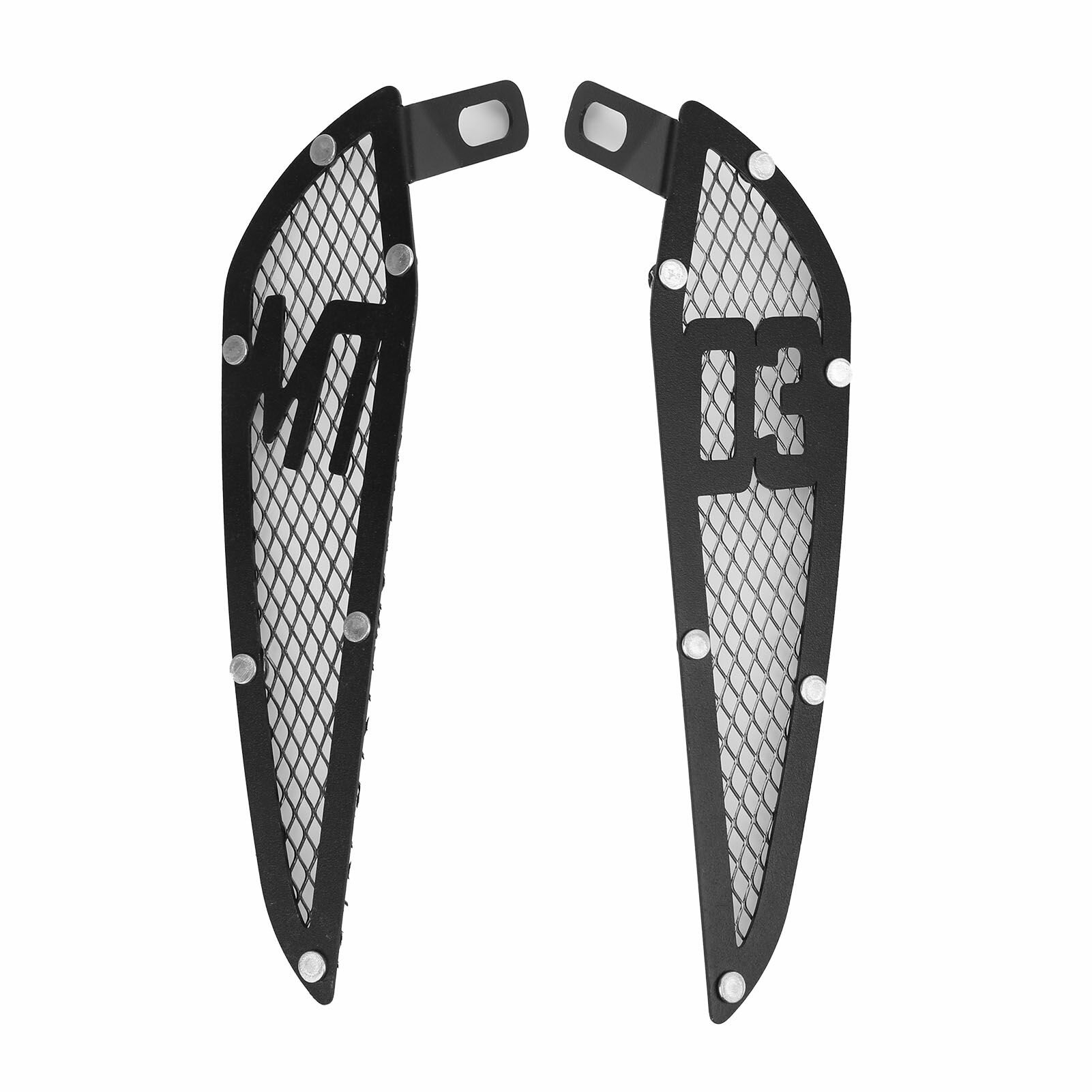 2 шт. алюминиевая накладка воздухозаборника топливного бака для мотоцикла MT03 2020-2021, сменная накладка, простая установка, прочная алюминиевая конструкция