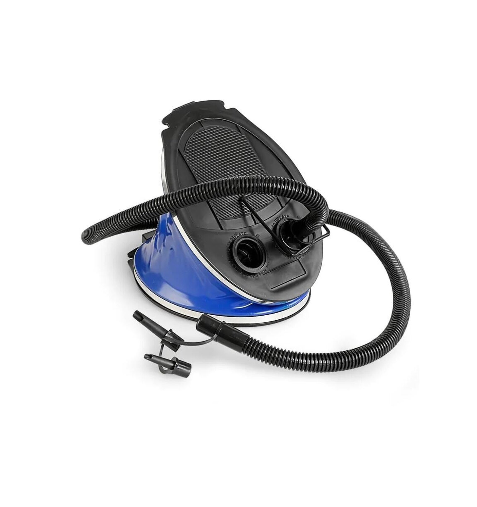 Decathlon Насос для матраса Outwell Foot Pump, ножной, 3 л, с насадками, темно-синий