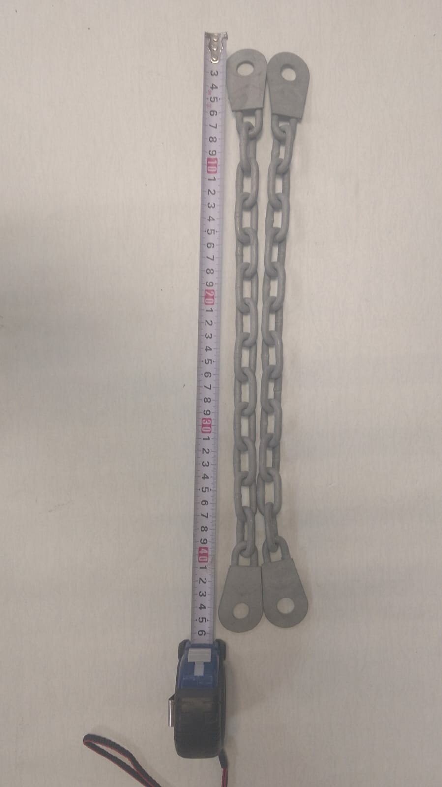 Цепь(2шт.) страховочная для легкового прицепа на дышло длина 46см