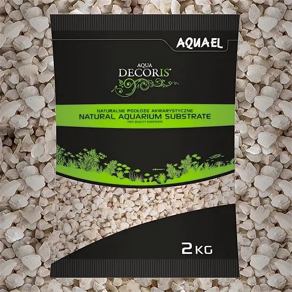 Грунт AQUA DECORIS DOLOMITE GRAVEL 2 - 4мм, 2кг (бежевый) AQUAEL