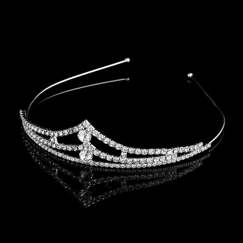 Модные свадебные диадемы и короны с кристаллами, ювелирные изделия, повязки на голову со стразами для женщин, свадебные аксессуары для волос, повязка для волос, подарок