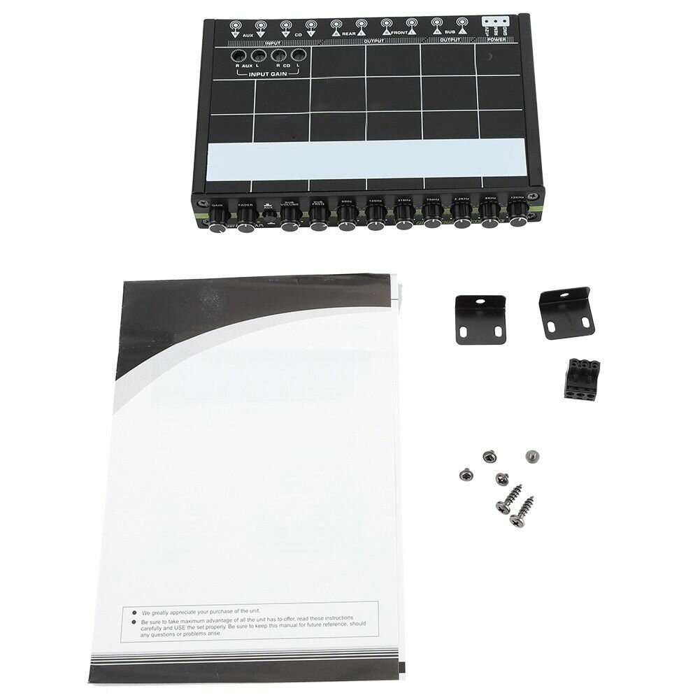 Автомобильный 7-полосный процессор для коррекции низких частот