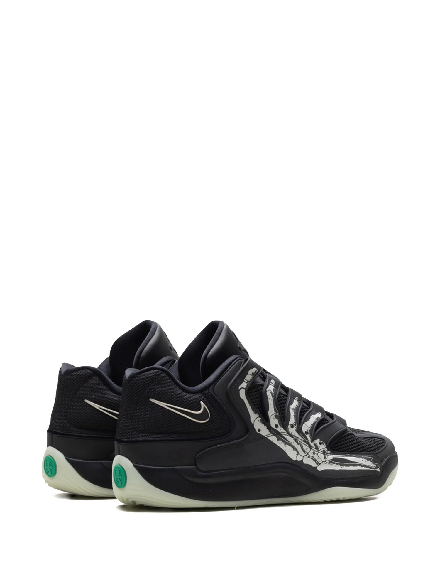 Кроссовки NIKE KD18 Skeleton Print, размер 13 US, black/black — фото 1