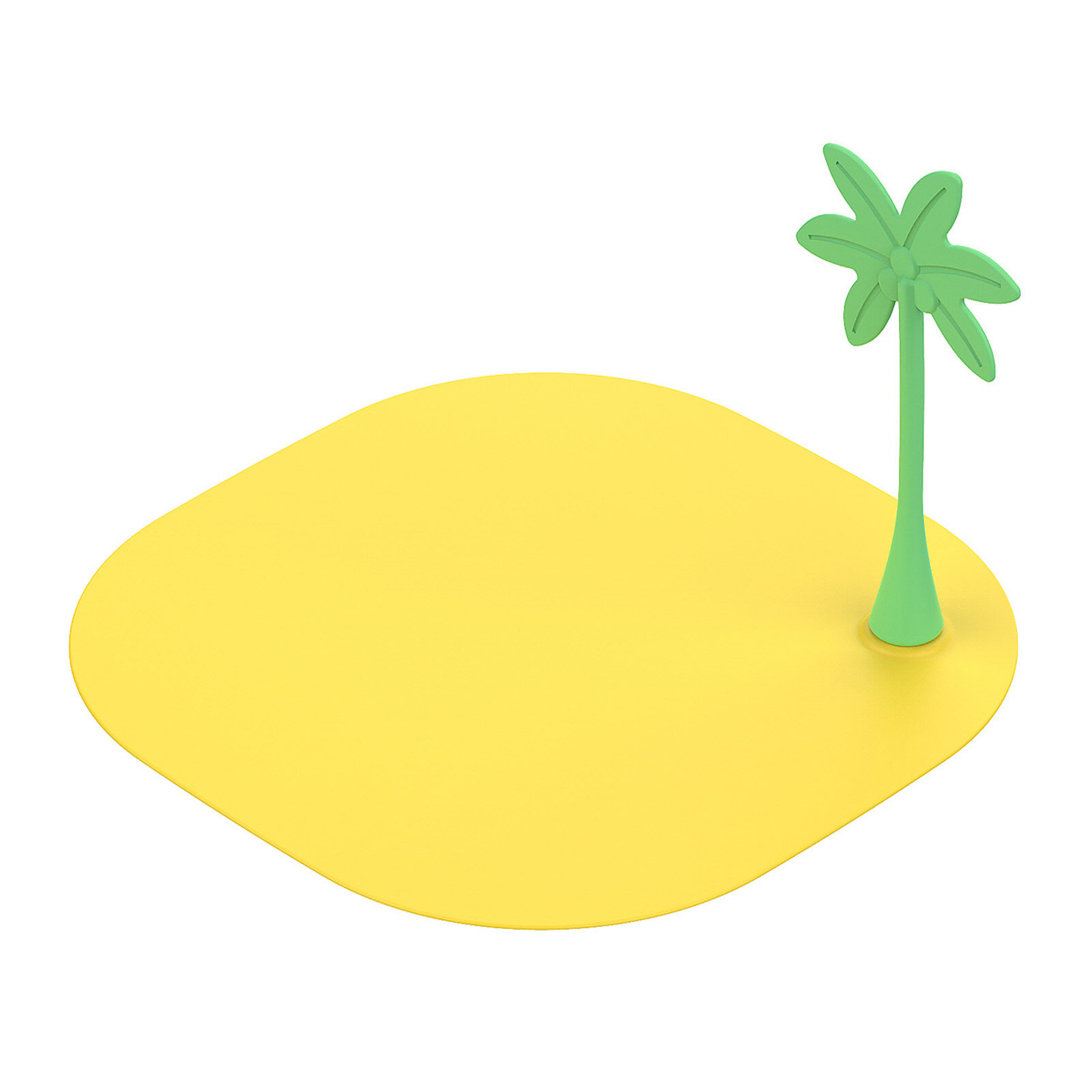 Крышка для слива в полу, дезодорант, защита от насекомых, желтый цвет, для ванной и кухонной раковины, цвет кокосовой пальмы.