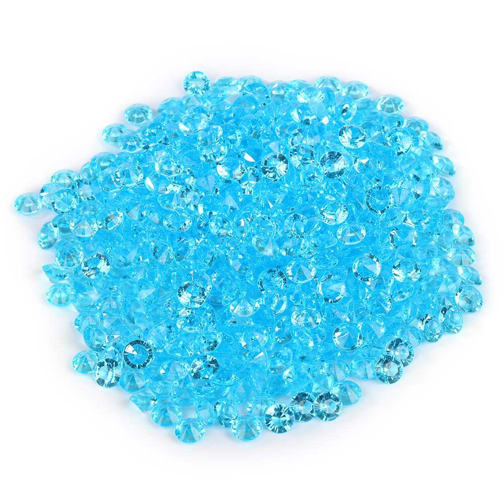 500 шт. 8 мм остроконечные акриловые бриллиантовые конфетти для свадебной вечеринки своими руками (синие)