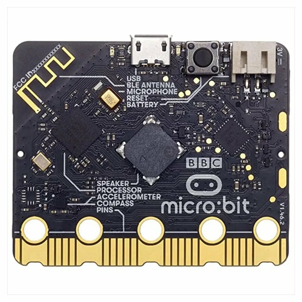 OZFF Комплект Microbit Board V2 имеет встроенные динамики и микрофон