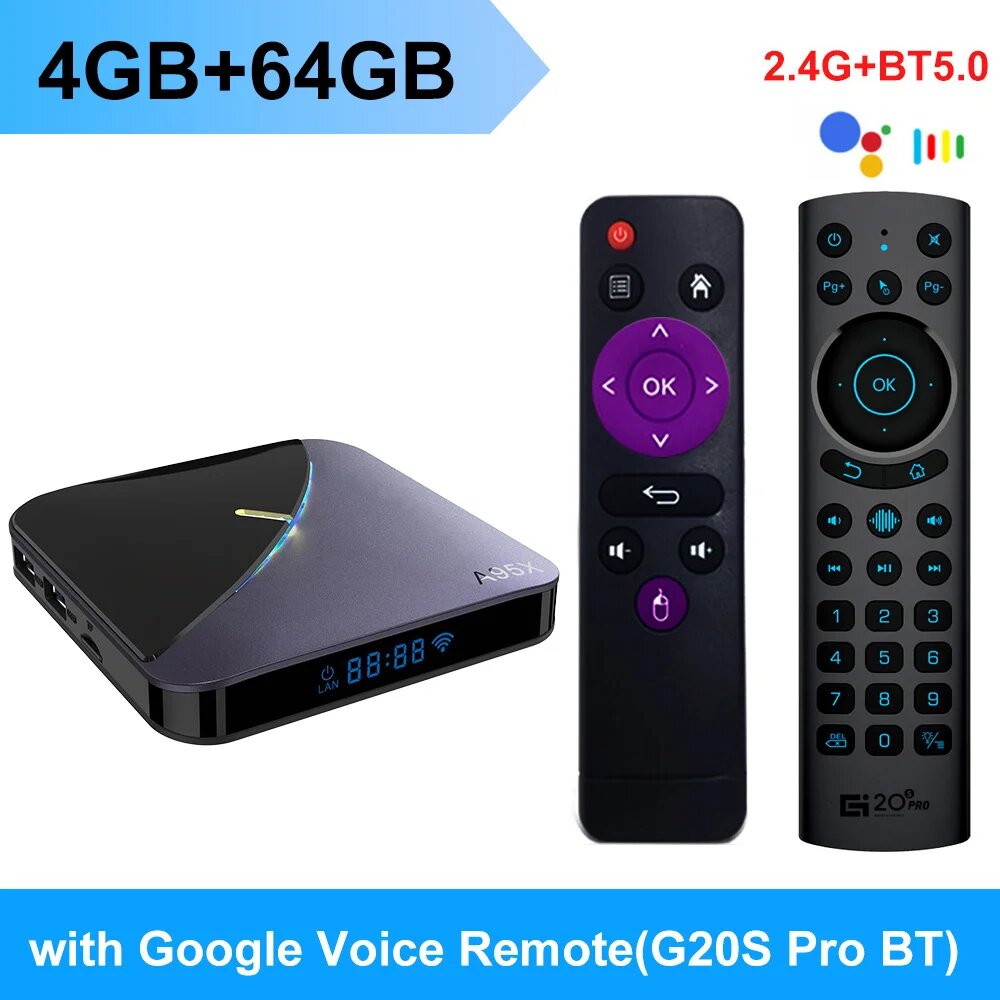 Android 11 A95X F3 Air II TV Box Amlogic S905W2 RGB BT5.0 TVBOX 2.4G 5G Wifi 4K HDR Media Player Set Top Box PK TX3 Mini Plus