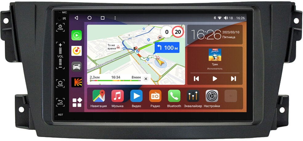 Штатная магнитола Toyota Caldina 3 2002-2007 Canbox H-Line 5513-RP-TYCD24XB-128 Android 10 (4G-SIM, 4/64, DSP, IPS)
