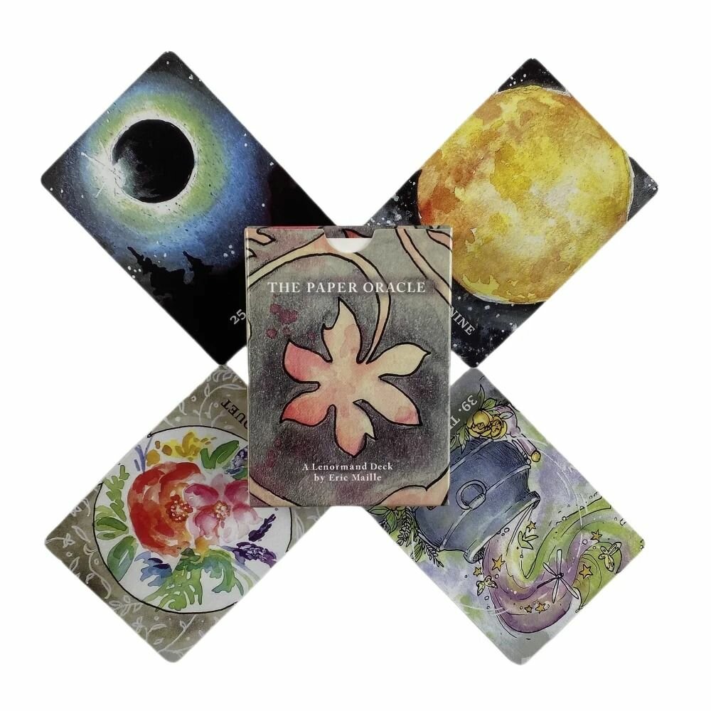 Карты таро Оракул Ленорман бумага/The Paper Tarot Cards Lenormand
