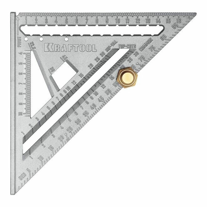 Высокоточный кровельный угольник, KRAFTOOL 170 мм, 5-в-1