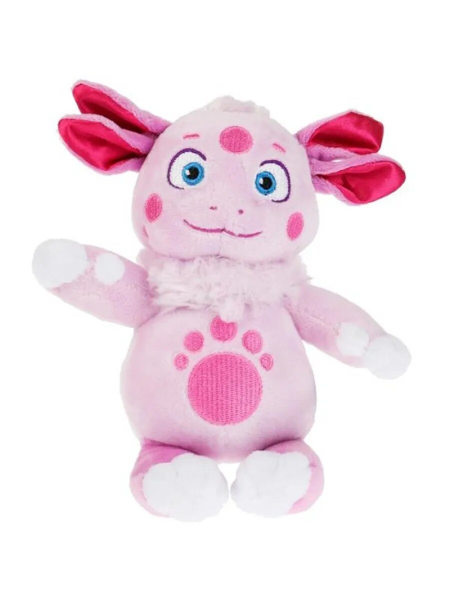 Игрушка мягкая лунтик 14 см, муз. чип, в пак. Мульти-пульти