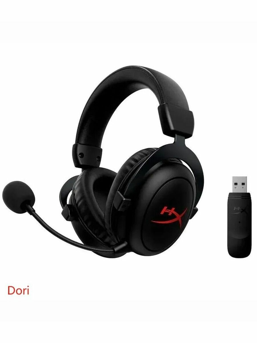 HyperX Cloud II Core USB Радиоканал Игровые беспроводные наушники, с микрофоном, черные