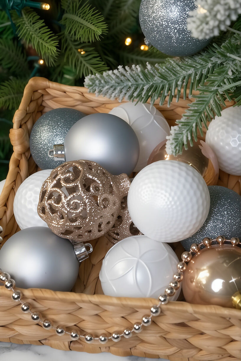 Набор пластиковых шаров грациа ДИ белецца, коллекция "Кантилена", 60 мм, упаковка 37 шт, Winter Deco 029351