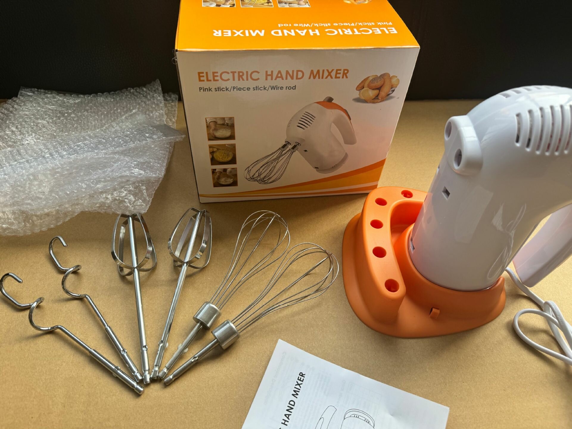 Кросс-бордер ручной миксер для яиц, мощный бытовой электрический инструмент для выпечки, ручной миксер для взбивания и замешивания крема