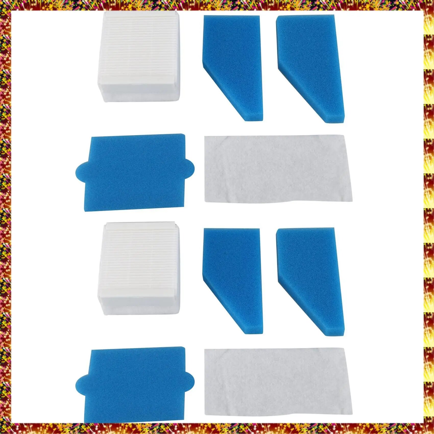 Набор фильтров AGOUP 2X подходит для паркета Thomas Aqua + Multi Clean X8, Aqua + Pet & Family, Perfect Air Animal Pure As 787241