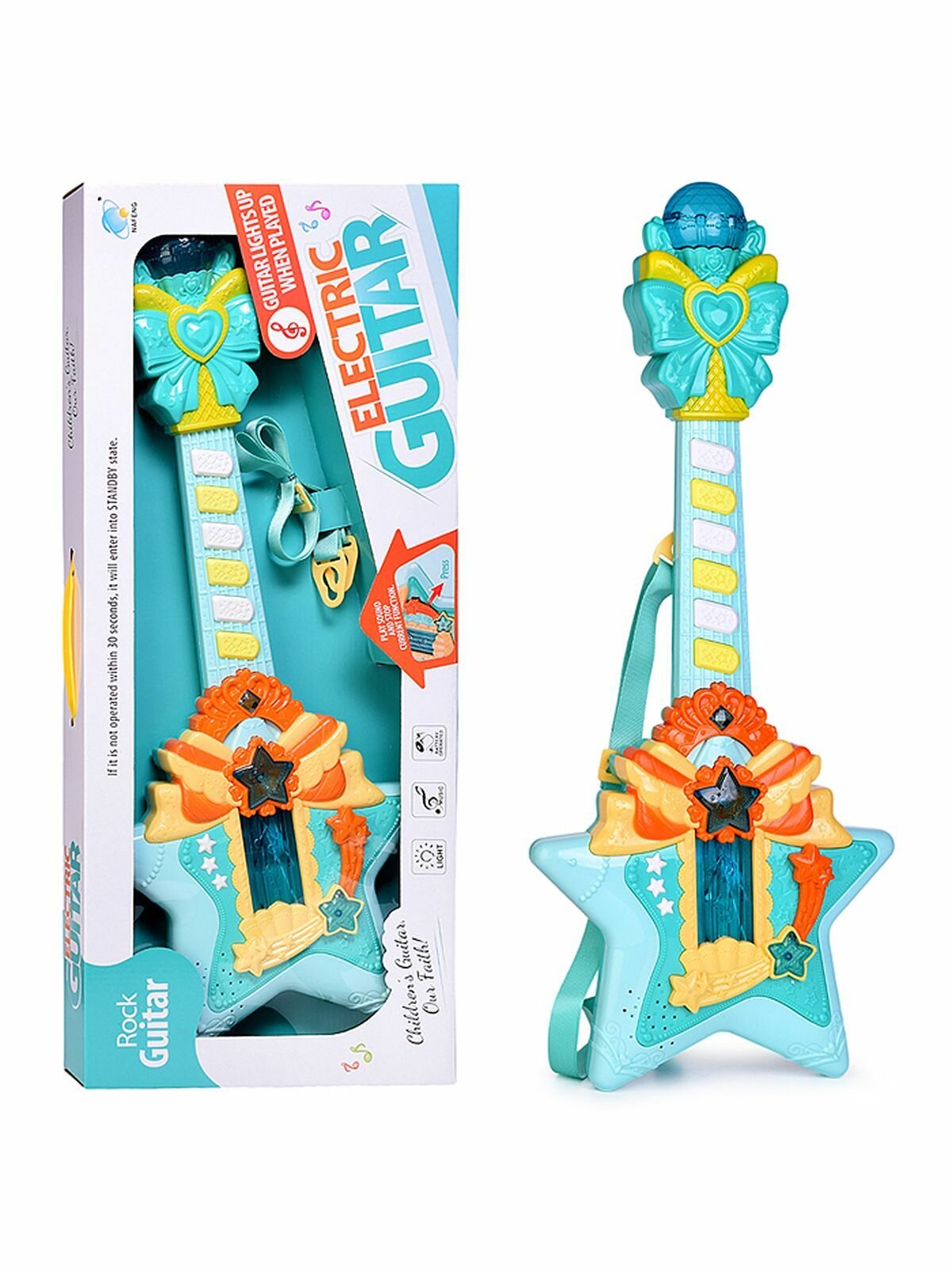 Гитара детская игрушка "Яркая звёздочка" (668A)