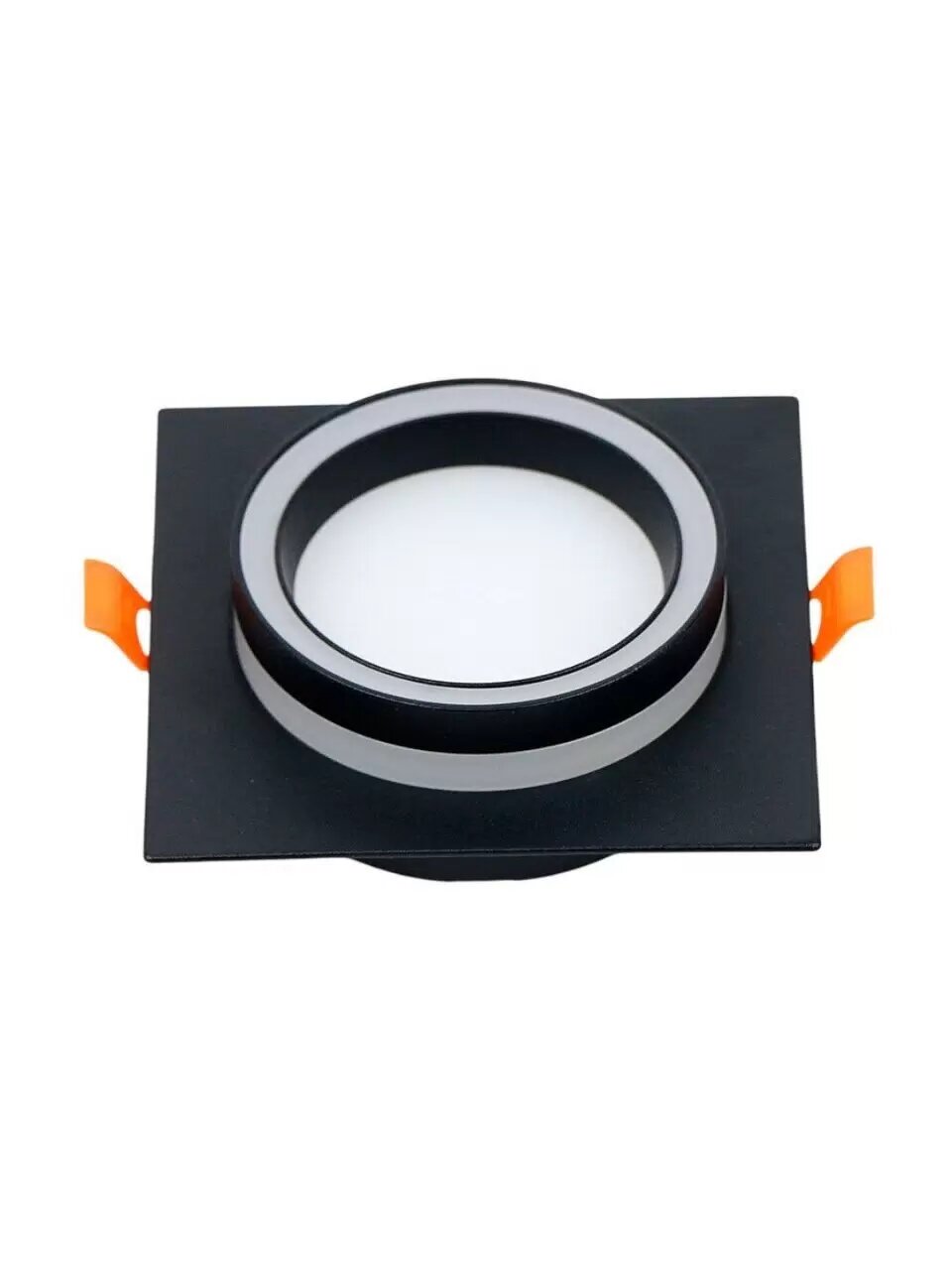 Светильник встраиваемый Вега, GX53, квадратный, черный, General Lighting Systems, GCL-GX53-H38