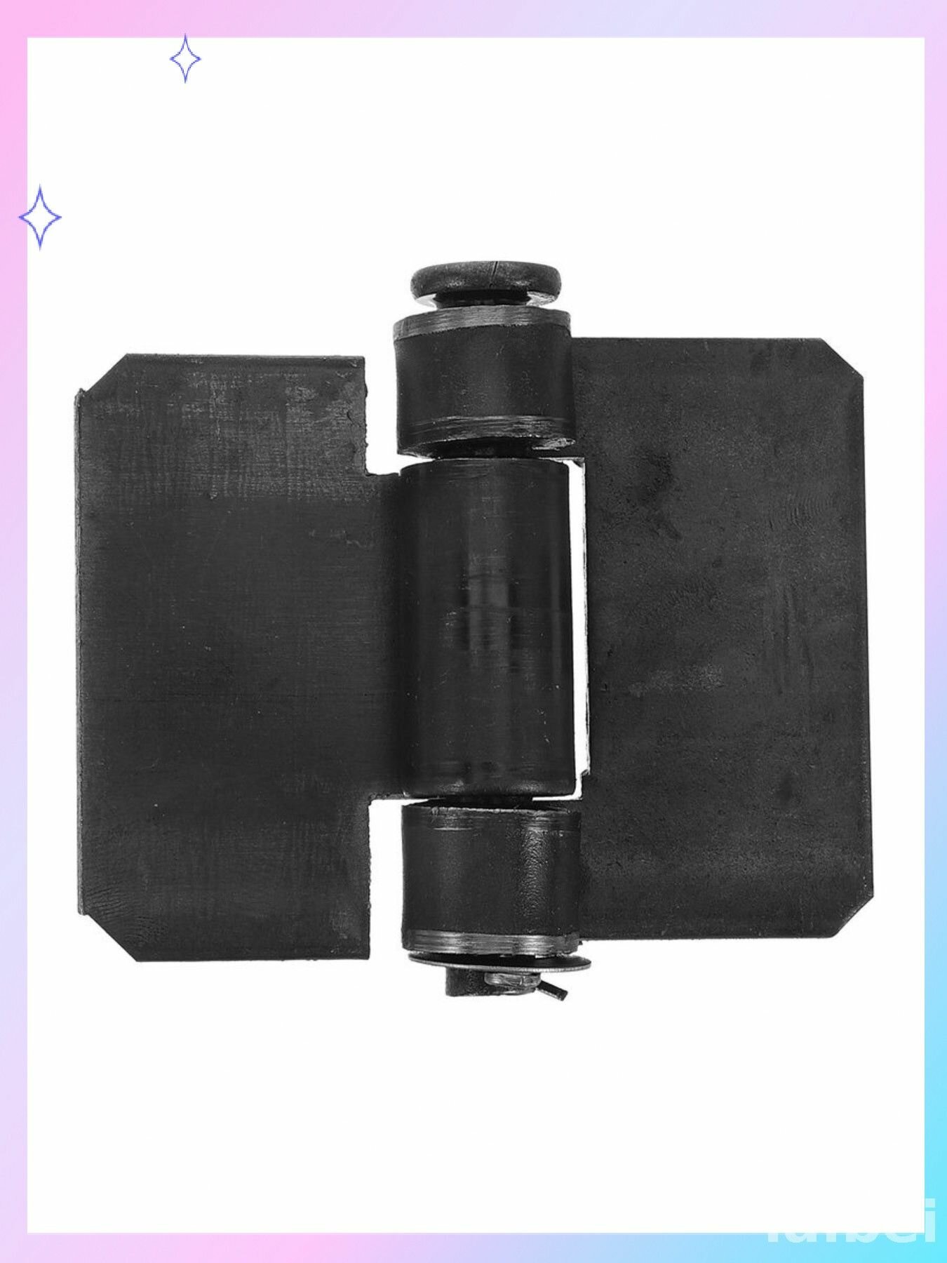 Усиленные Черные Петли Для Тяжелых Дверей С Коррозионной Стойкостью И Легким Монтажом 9.00X7.50X2.00Cm